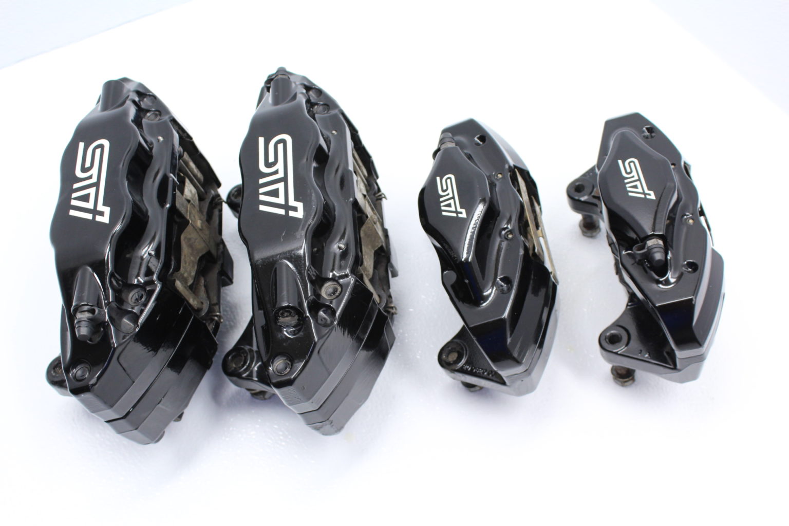 2008-2017 SUBARU IMPREZA WRX STI FRONT AND REAR BREMBO BRAKE CALIPERS ...