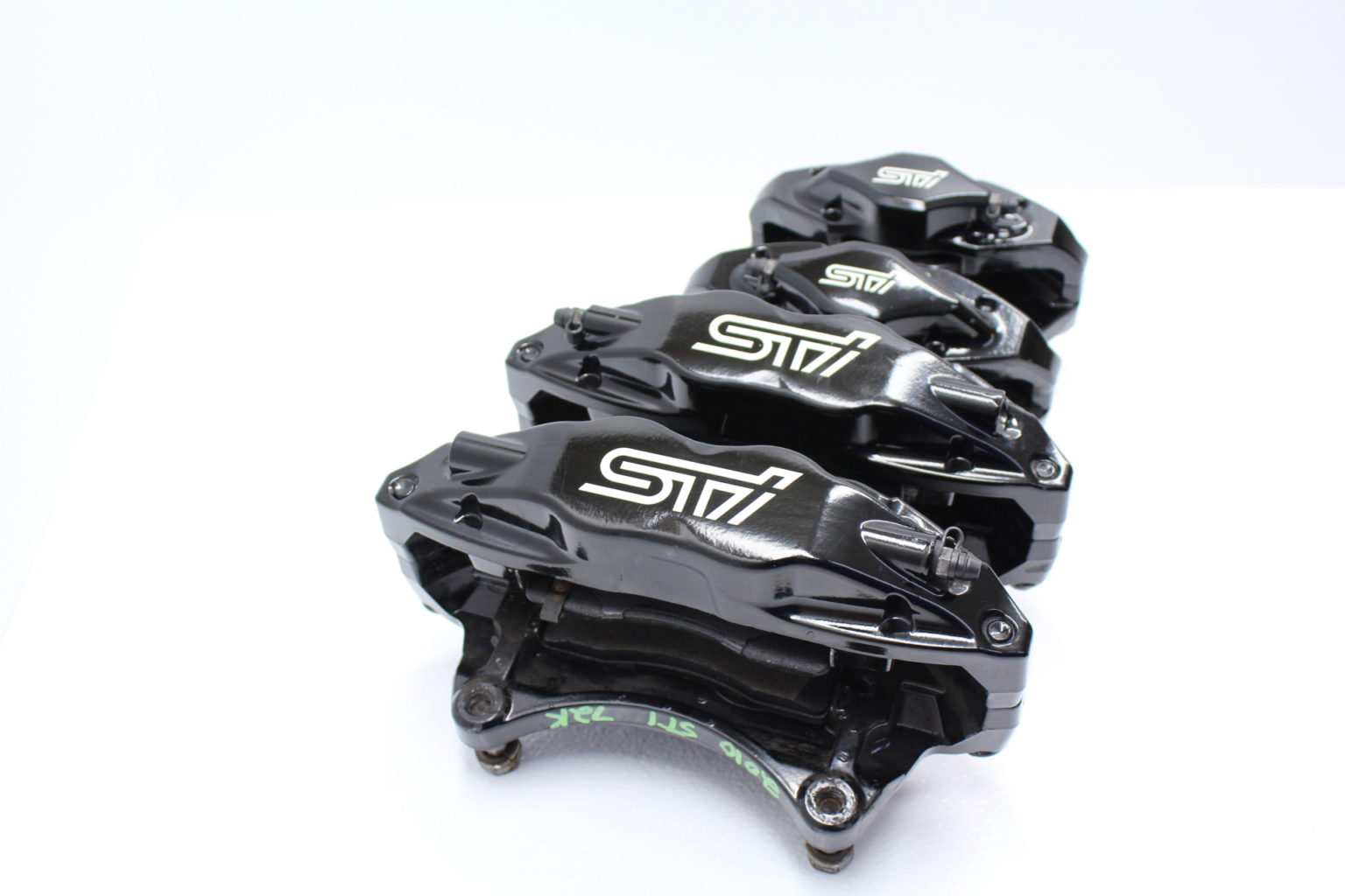 2008-2017 SUBARU IMPREZA WRX STI FRONT AND REAR BREMBO BRAKE CALIPERS ...