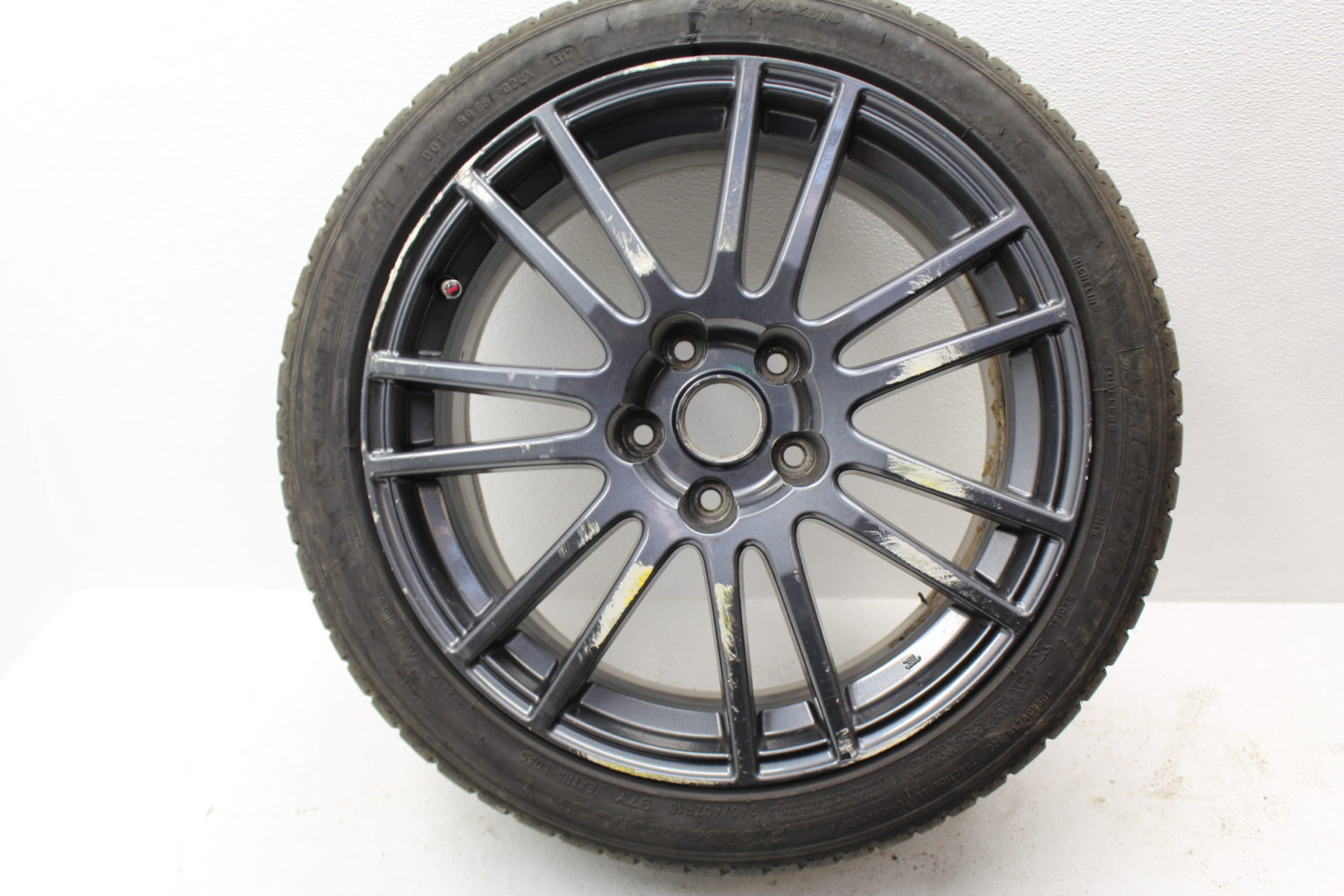 2008-2014 SUBARU IMPREZA WRX STI OEM FACTORY WHEEL W/ TIRE SINGLE 5X114 ...
