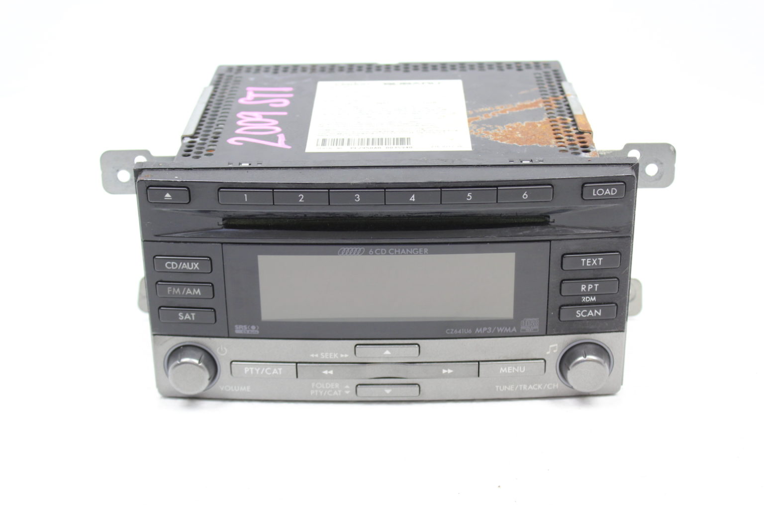 2008-2014 SUBARU IMPREZA WRX STI RADIO HEAD UNIT CD PLAYER OEM ...