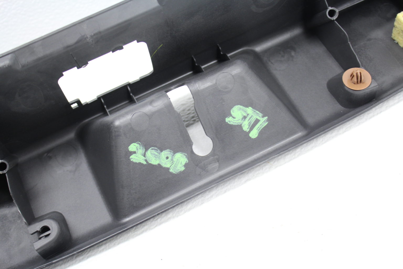 2008-2014 SUBARU WRX STI HATCH TRUNK LATCH SILL TRIM OEM 09 10 11 12 13 ...