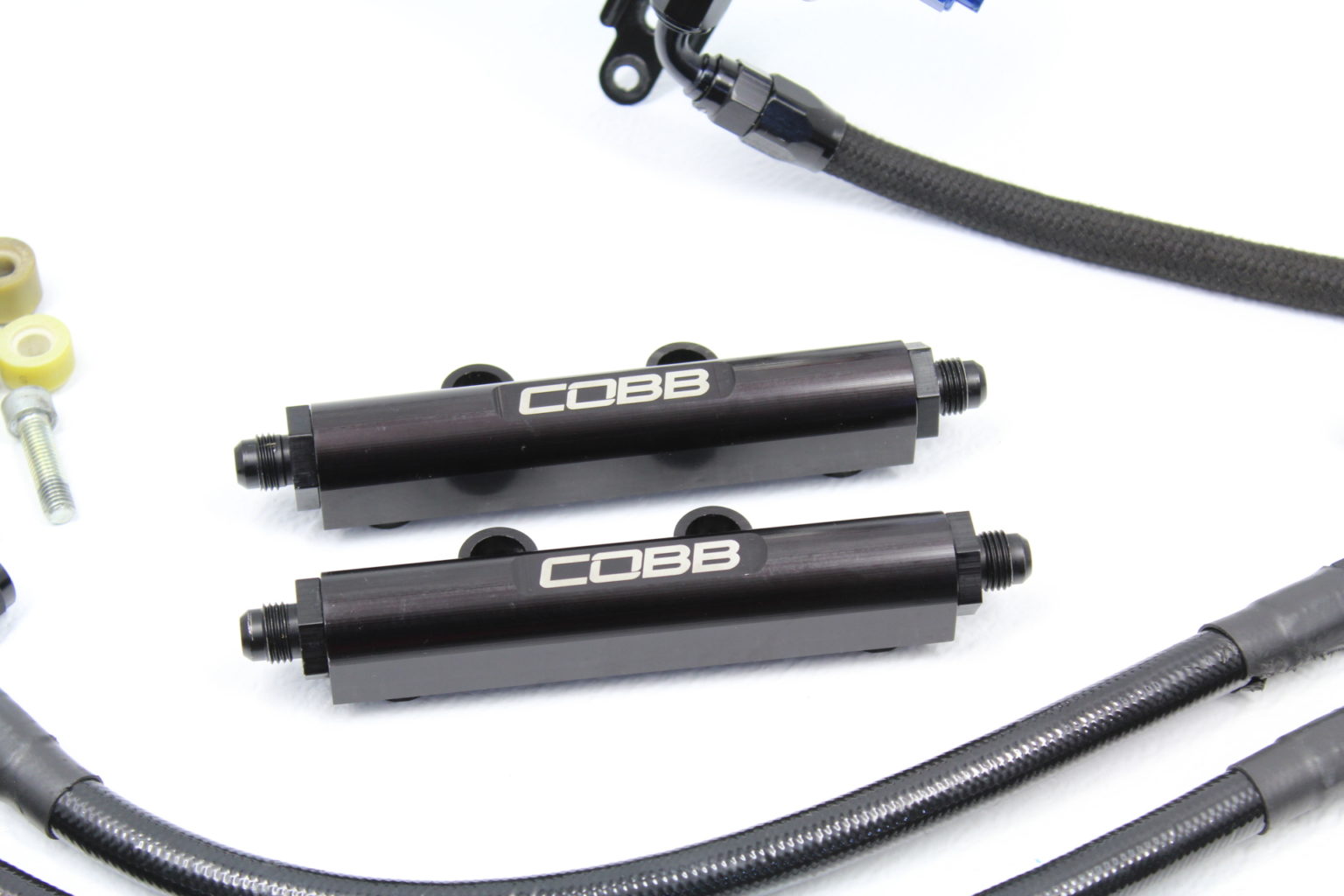 2008-2019 SUBARU WRX STI COBB TUNING TOP FEED FUEL RAILS & LINE KIT W ...