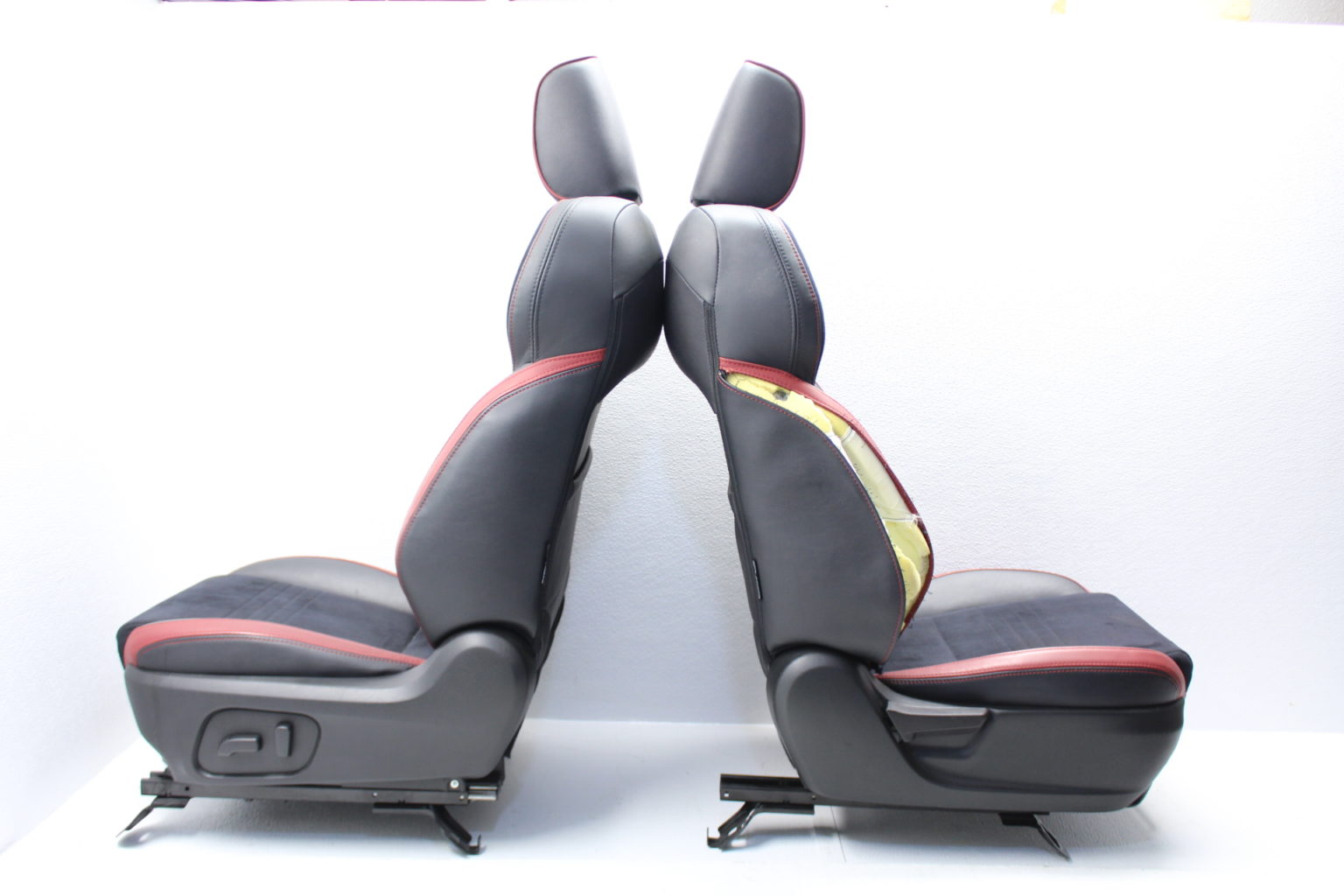 18-19 2018-2019 SUBARU WRX STI FRONT RECARO SEATS LEATHER & SUEDE OEM ...