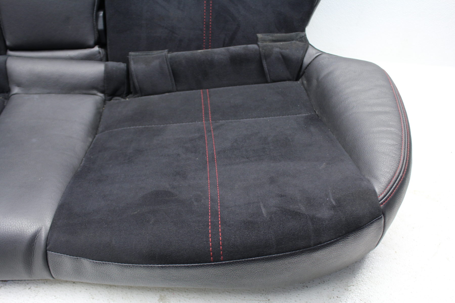 2008-2014 SUBARU WRX STI REAR SEATS BLACK SUEDE ALCANTARA OEM ...
