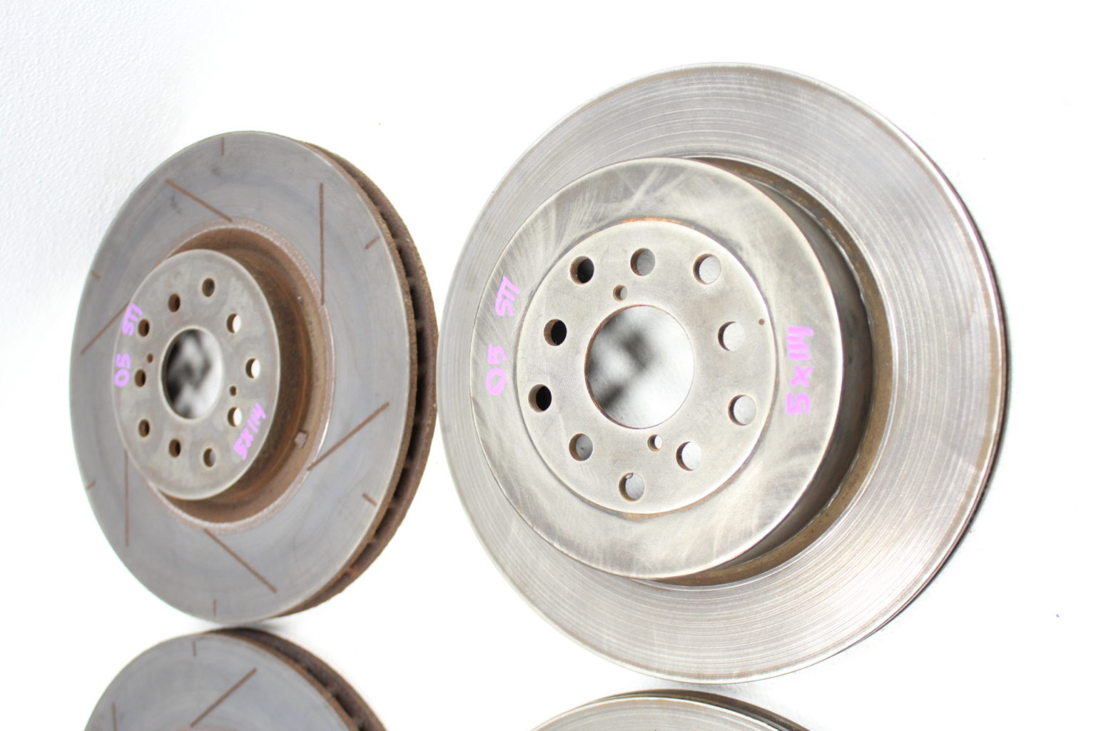 2008-2017 SUBARU WRX STI FRONT & REAR STOPTECH BRAKE ROTORS SET 5X114 ...