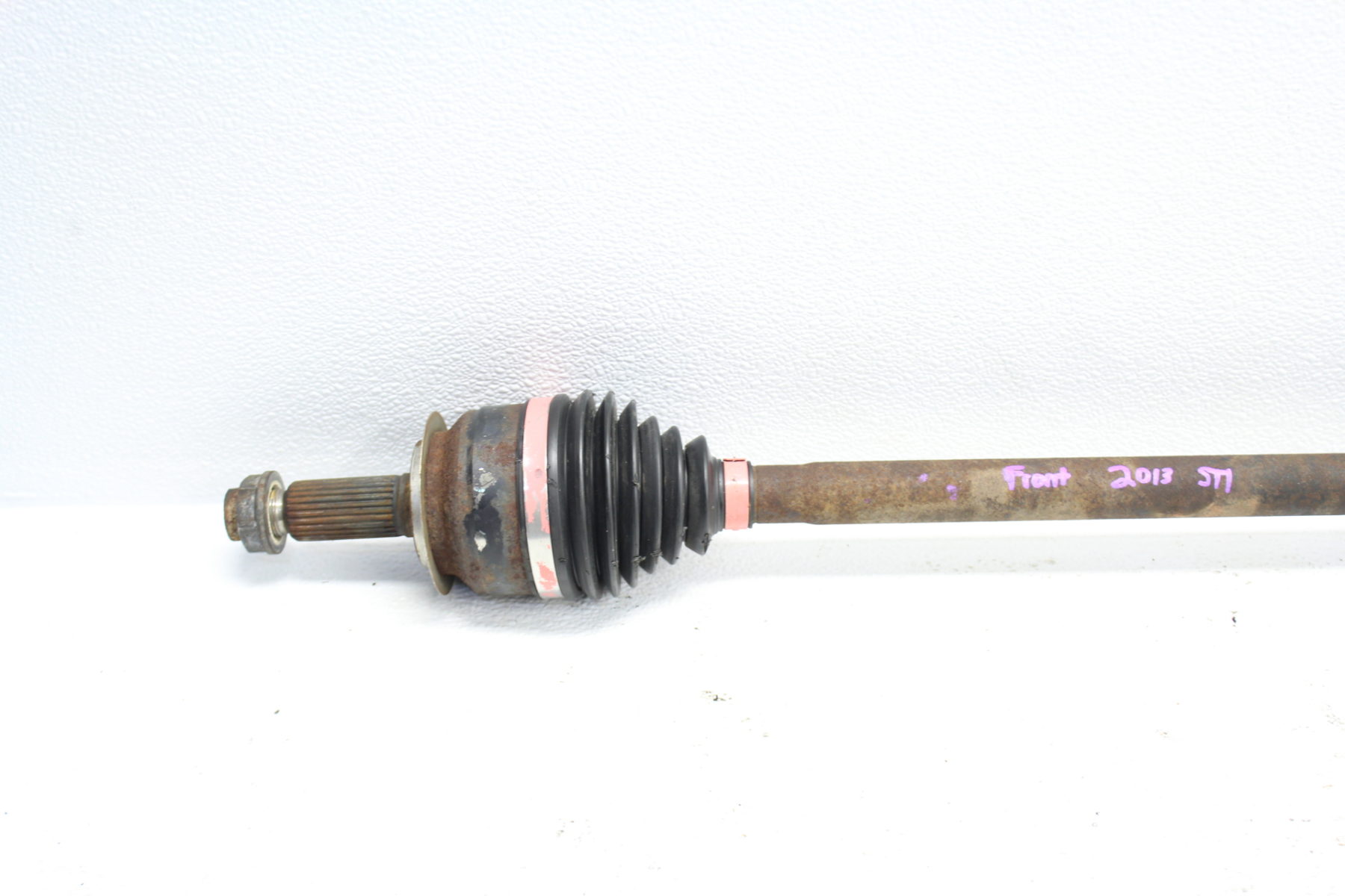 08-18 2008-2018 SUBARU IMPREZA WRX STI FRONT CV AXLE 6 SPEED OEM 2013 ...