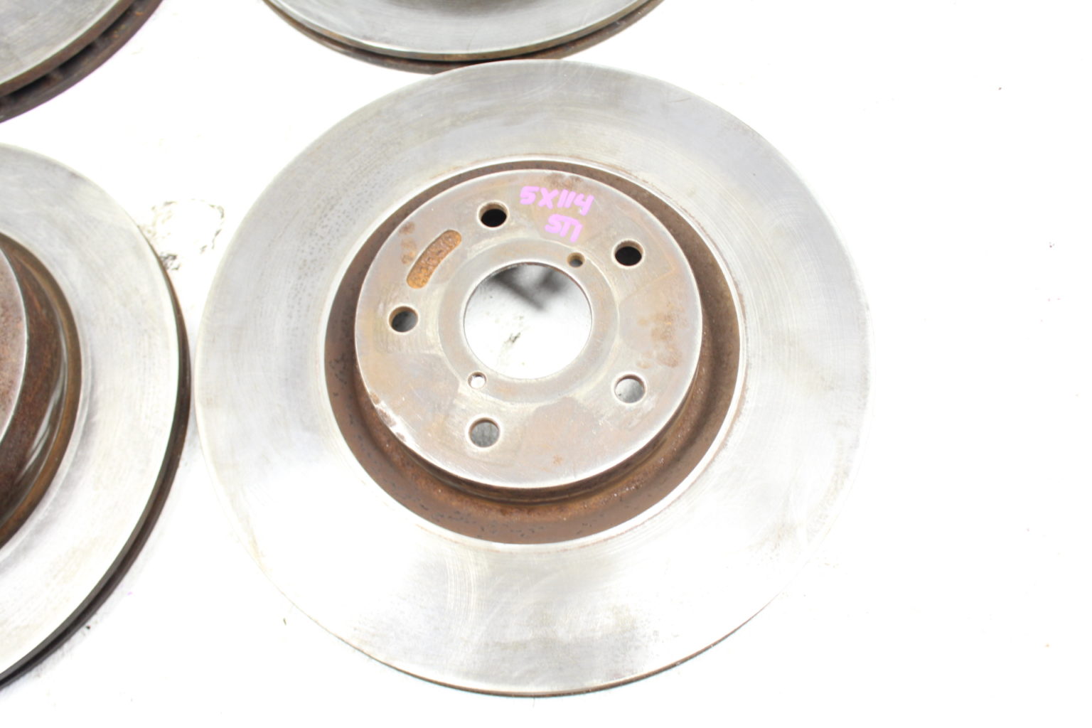 08-17 2008-2017 SUBARU IMPREZA WRX STI FRONT & REAR BRAKE ROTORS 5X114 ...