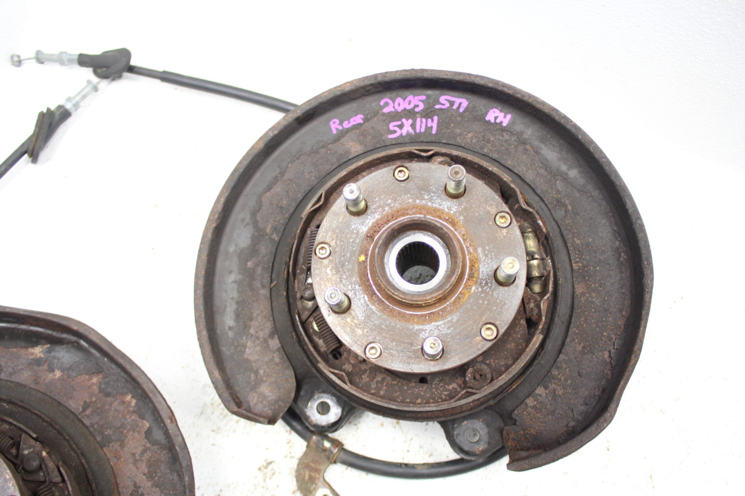 05-07 2005-2007 SUBARU IMPREZA WRX STI REAR HUBS KNUCKLES SPINDLES ...