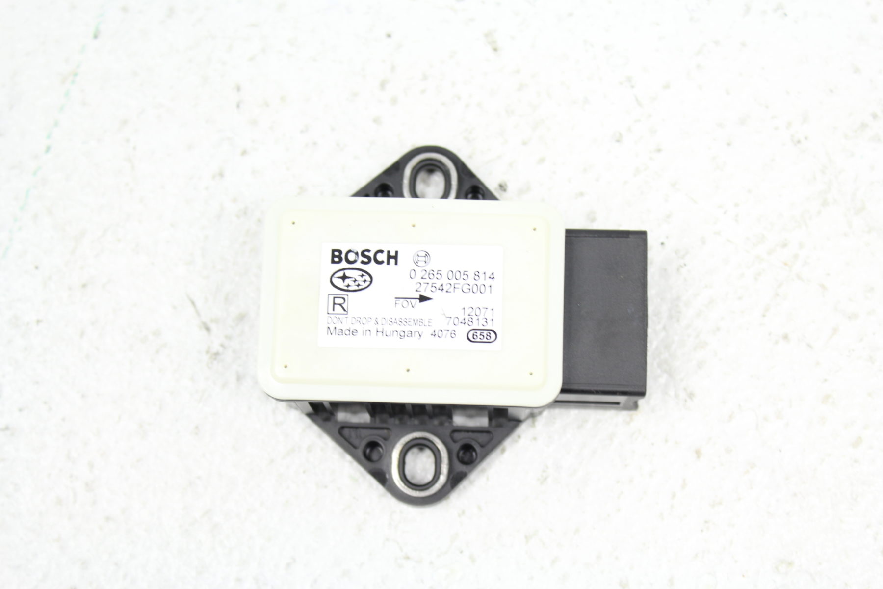 2008-2014 SUBARU IMPREZA WRX STI BOSCH YAW SENSOR PN: 27542FG001 ...