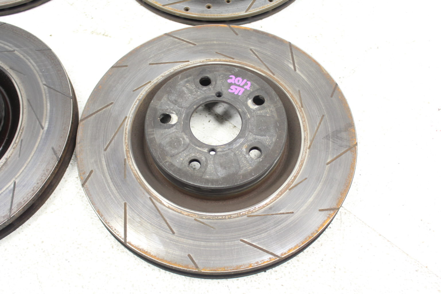 08-14 2008-2014 SUBARU IMPREZA WRX STI FRONT & REAR BRAKE ROTORS SET ...