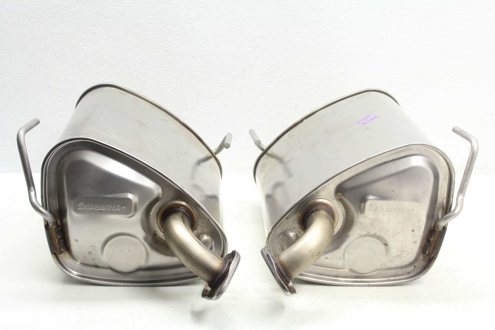 2015-2019 SUBARU WRX & STI AXLE BACK EXHAUST MUFFLERS LH/RH SET OEM ...