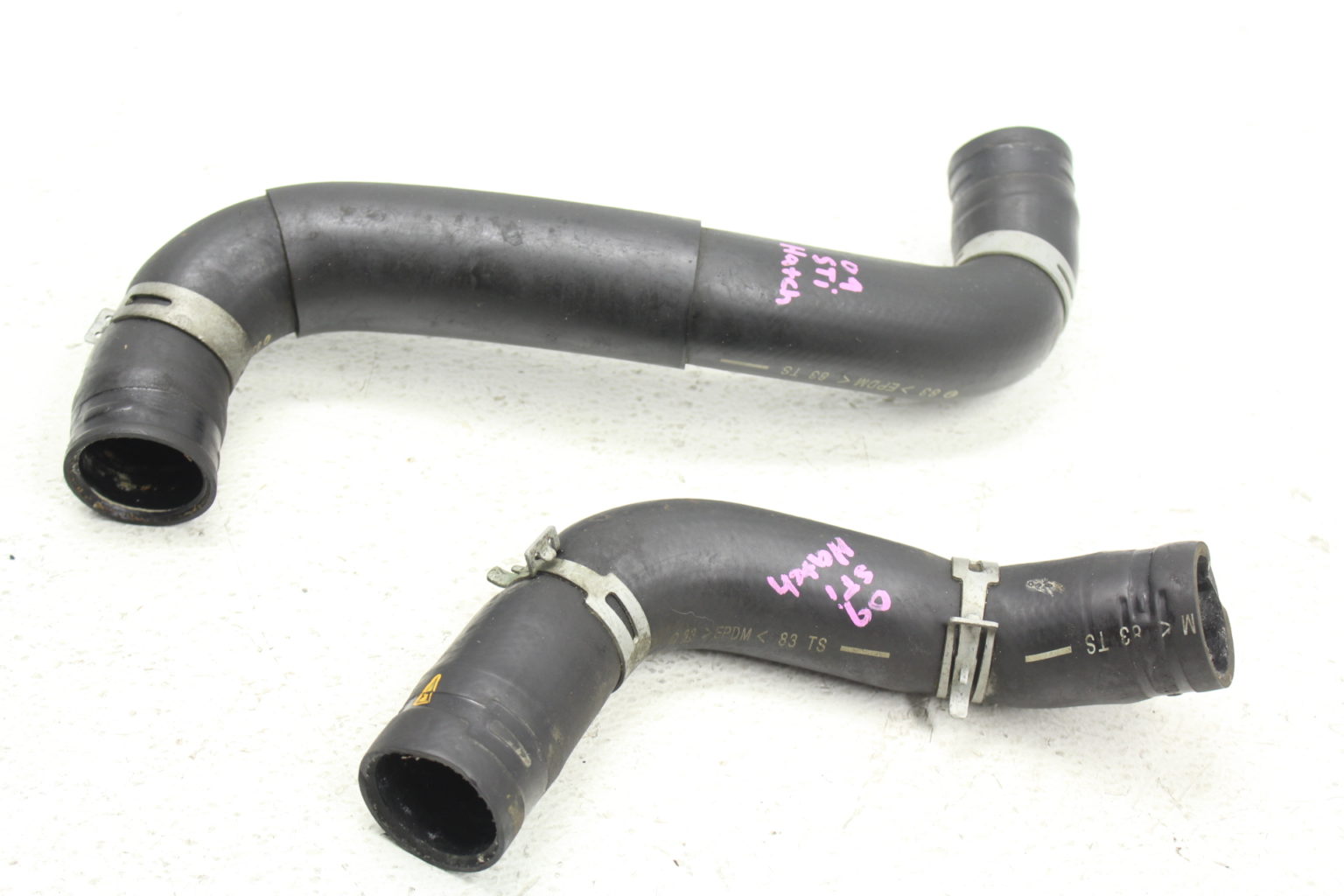 2008-2014 SUBARU WRX & STI UPPER AND LOWER RADIATOR HOSES 45161AG000 ...