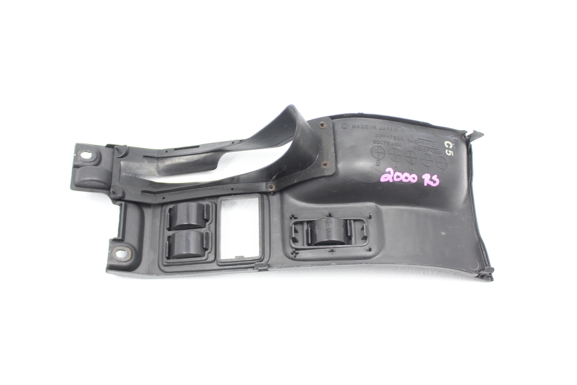 98-01 1998-2001 SUBARU IMPREZA 2.5 RS GC8 E BRAKE TRIM CENTER CONSOLE ...