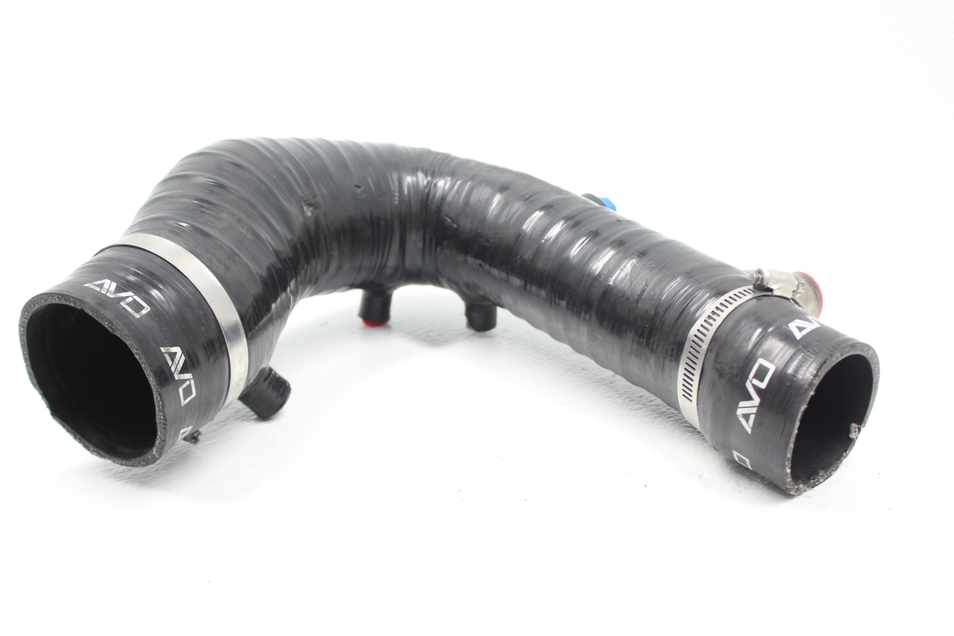 2004-2019 SUBARU WRX STI AVO INDUCTION TURBO INLET HOSE BLACK SILICONE ...