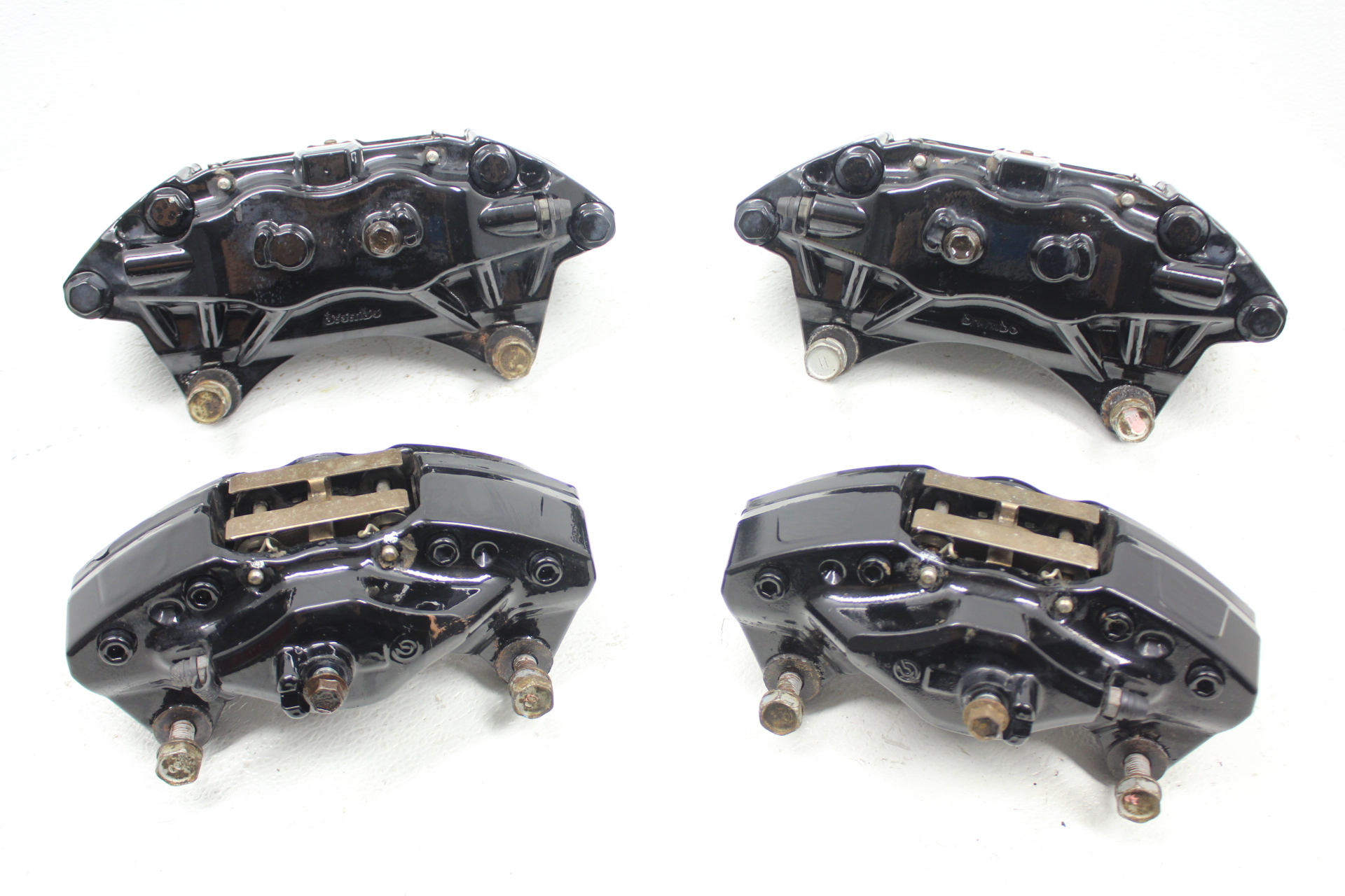 2008-2017 SUBARU WRX STI FRONT & REAR BREMBO BRAKE CALIPERS 33K MILES ...