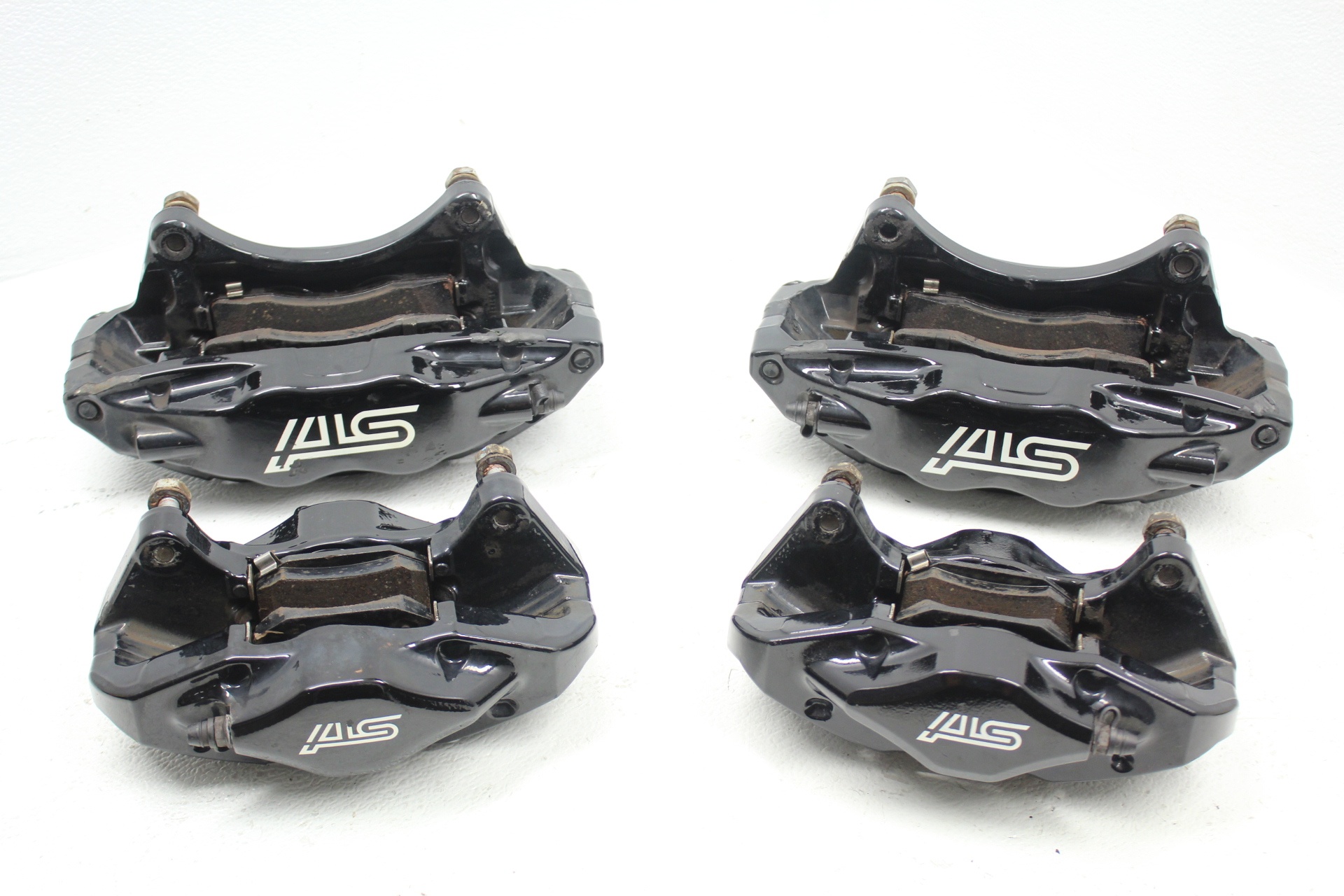 2008-2017 SUBARU WRX STI FRONT & REAR BREMBO BRAKE CALIPERS 33K MILES ...