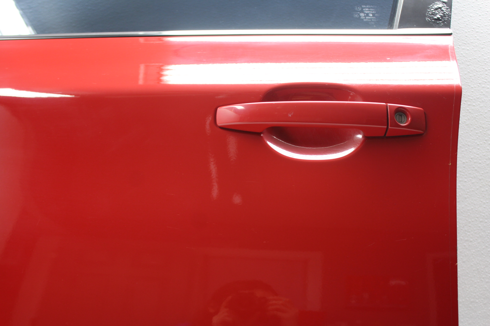 2008-2014 SUBARU WRX STI SEDAN & HATCH FRONT LH DRIVERS SIDE DOOR RED ...