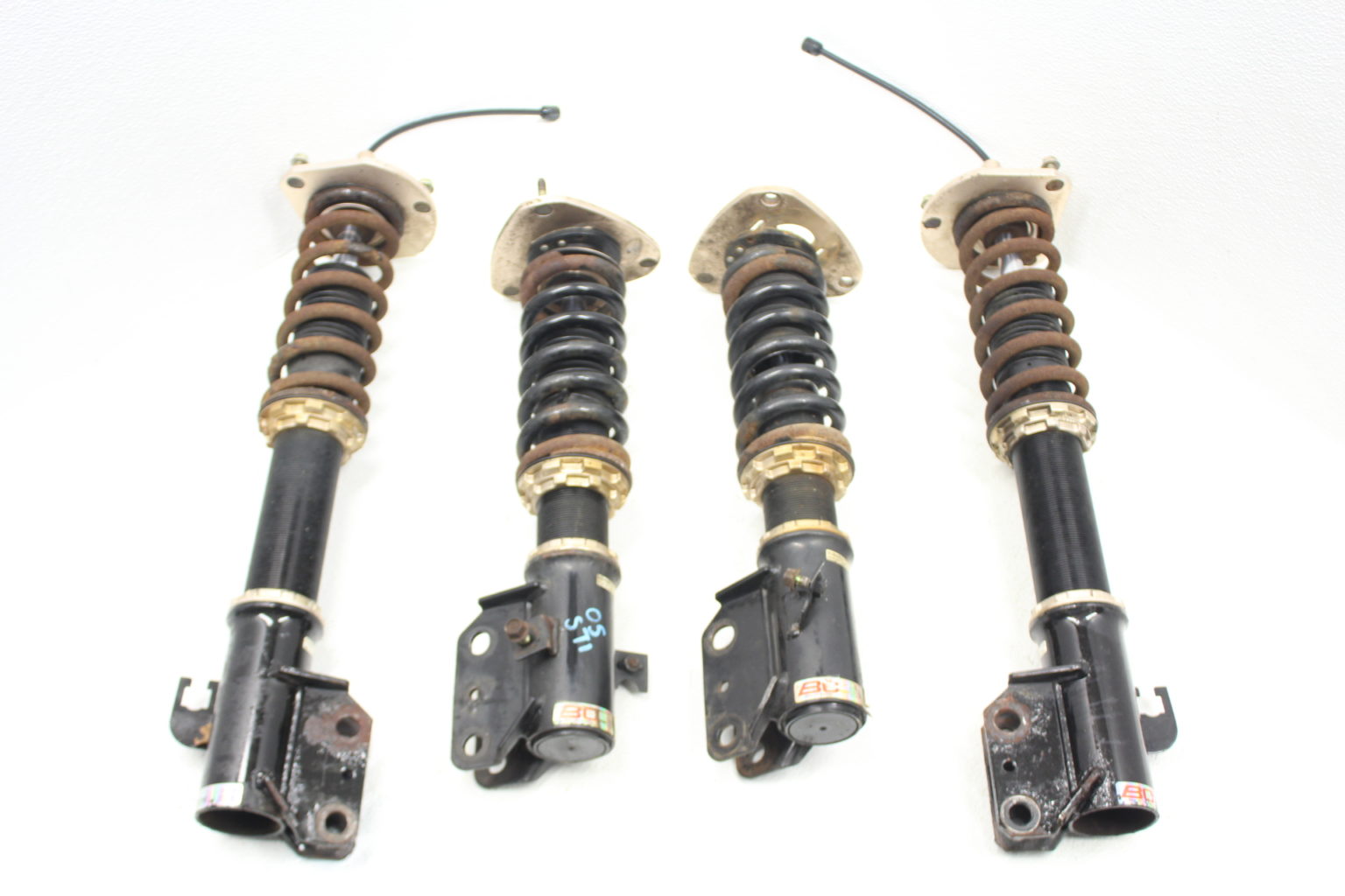 2005-2007 SUBARU WRX STI BC RACING BR COILOVERS ADJUSTABLE STRUTS 5X114 ...