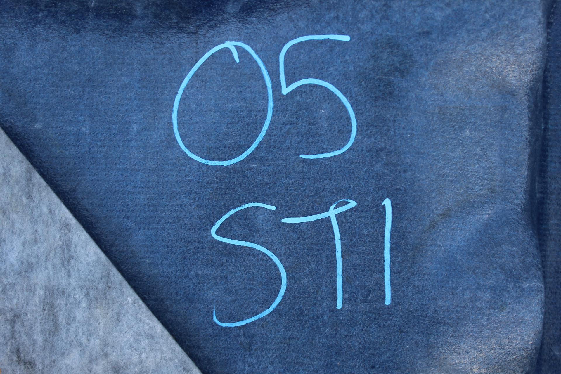 2004-2007 SUBARU WRX STI INTERIOR BLUE FLOOR CARPET LINER OEM ...