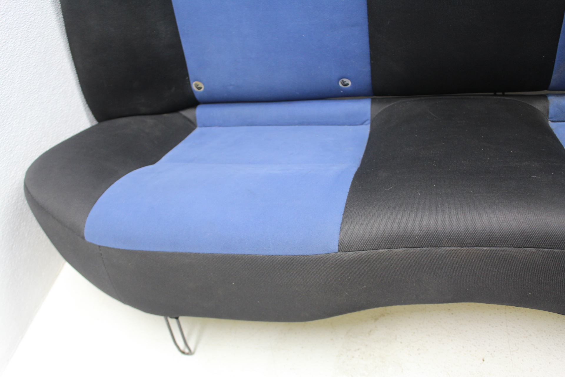 2004-2007 SUBARU WRX STI REAR SEATS UPPER & LOWER SET BLUE SUEDE/BLACK ...