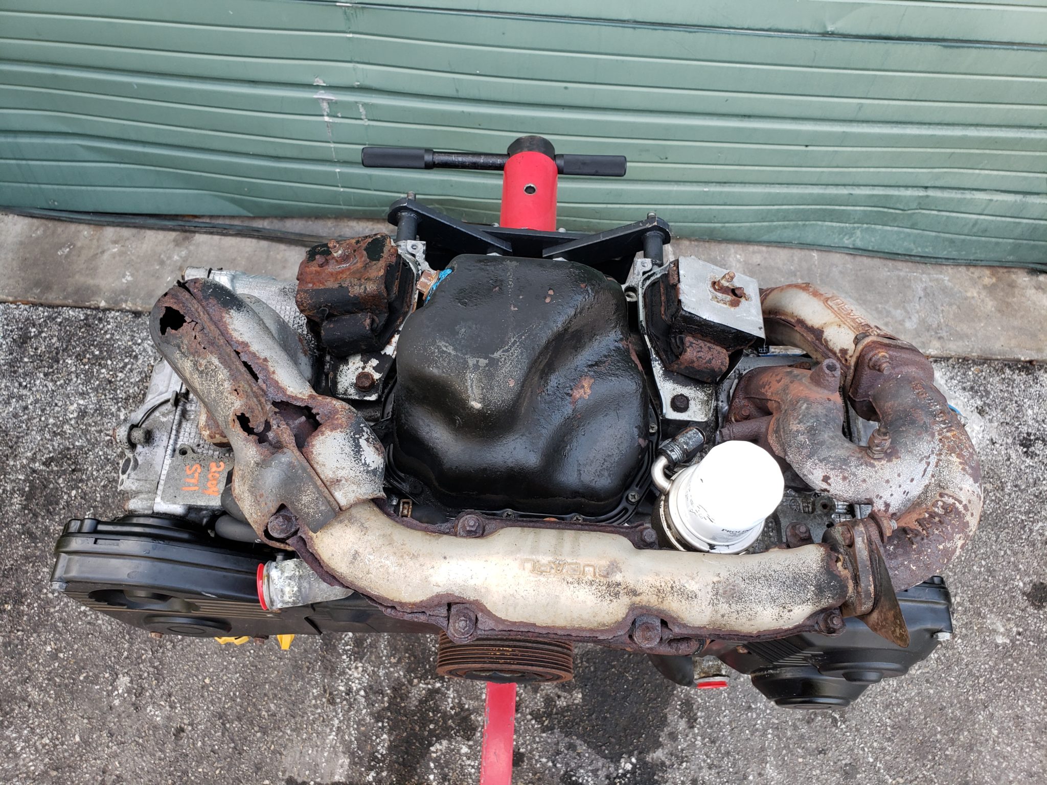 2004-2006 SUBARU WRX STI ENGINE MOTOR LONG BLOCK & TURBO USDM EJ257 78K ...
