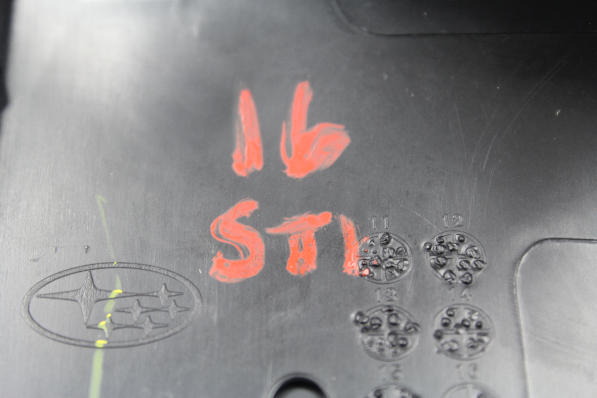 2015-2020 SUBARU WRX STI LH LOWER DRIVER SIDE DASHBOARD OUTER FINISH ...