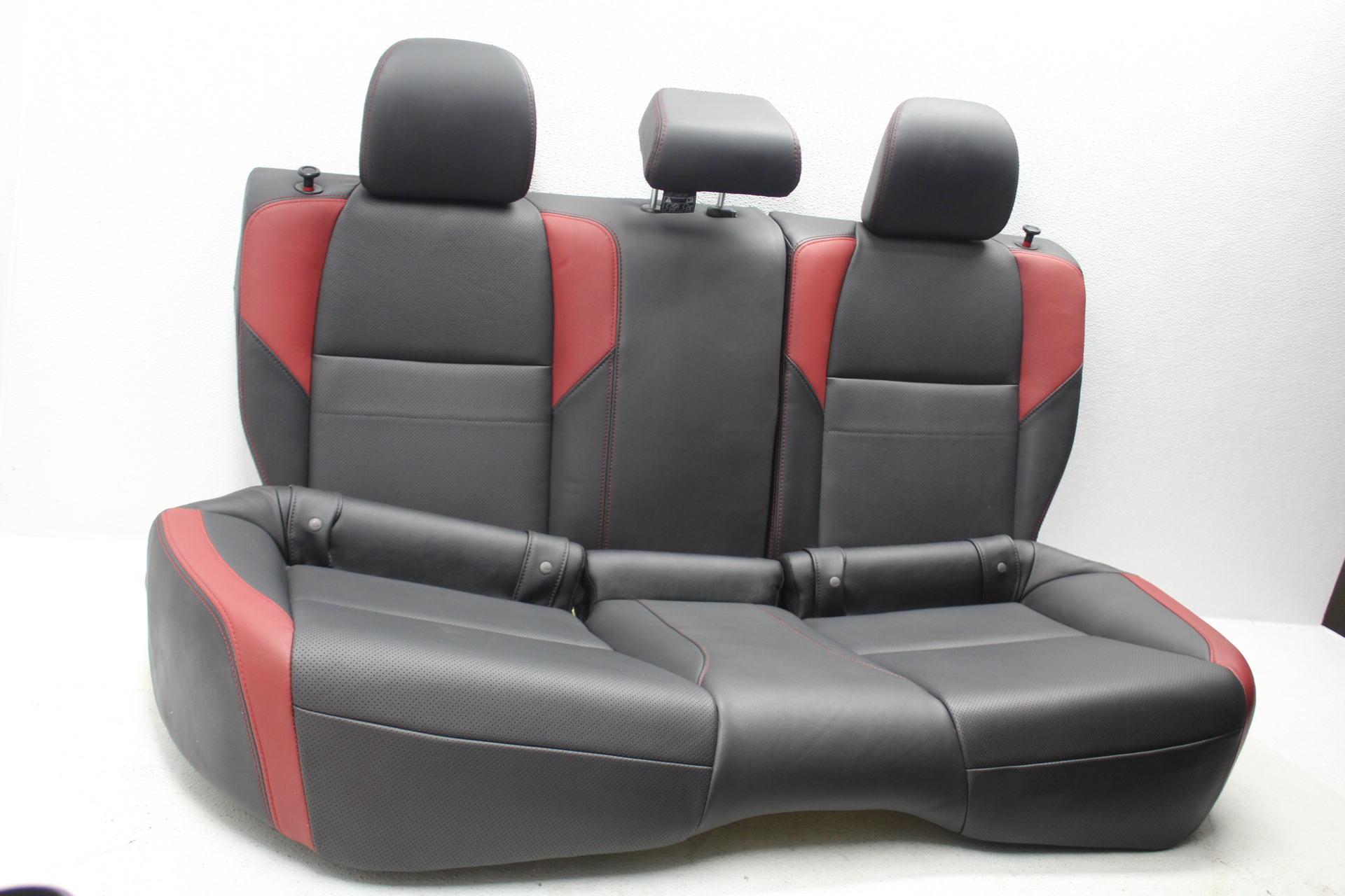 2015-2020 SUBARU WRX & STI REAR SEATS UPPER & LOWER SET BLACK/RED ...