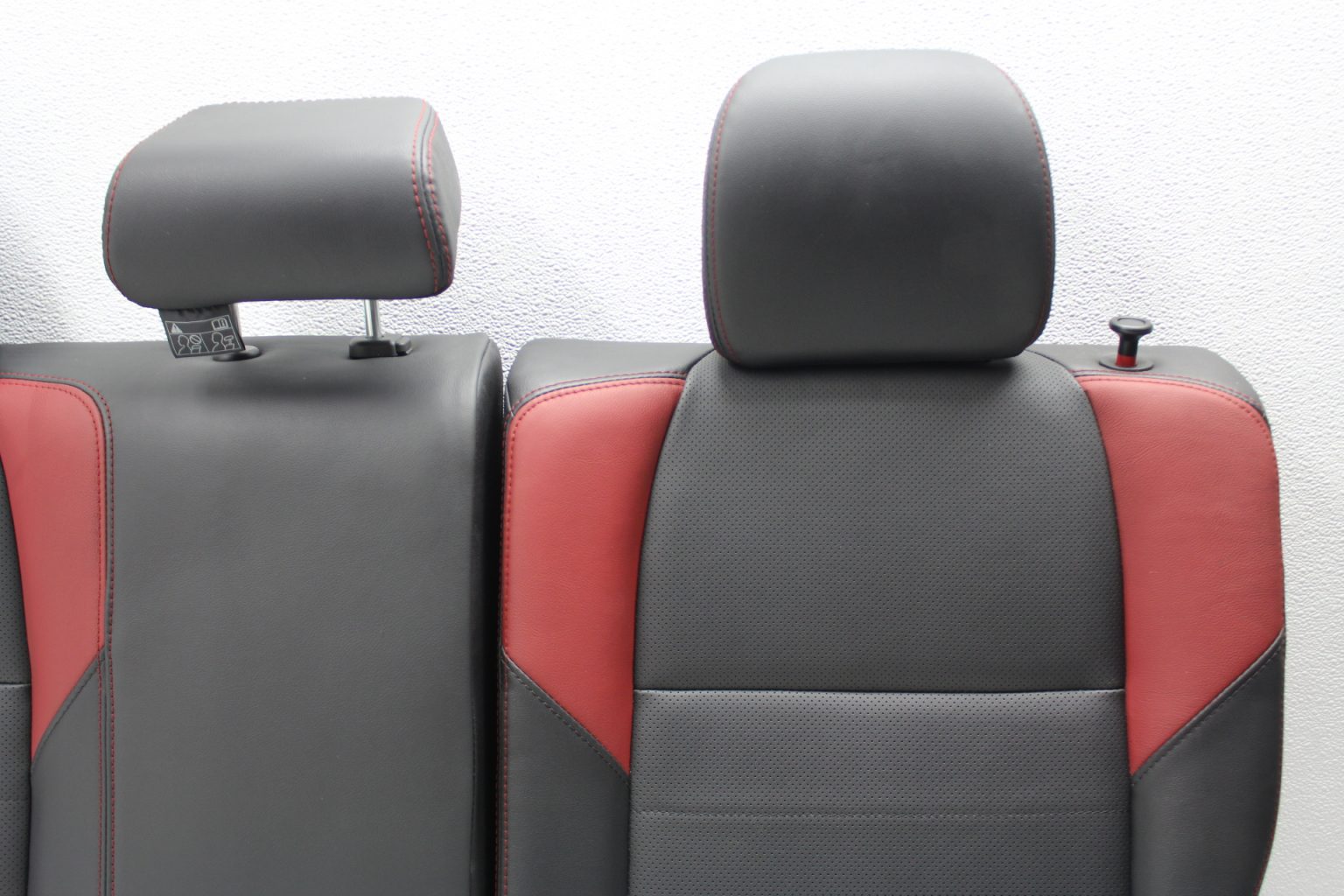 2015-2020 SUBARU WRX & STI REAR SEATS UPPER & LOWER SET BLACK/RED ...