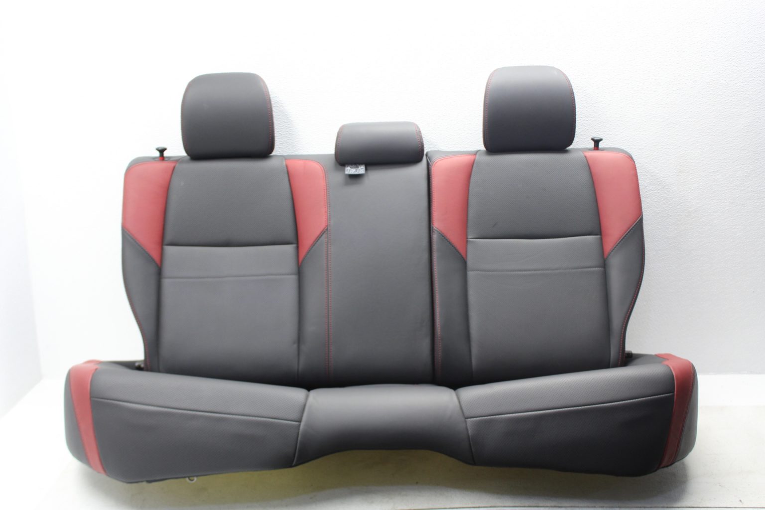 2015-2020 SUBARU WRX & STI REAR SEATS UPPER & LOWER SET BLACK/RED ...