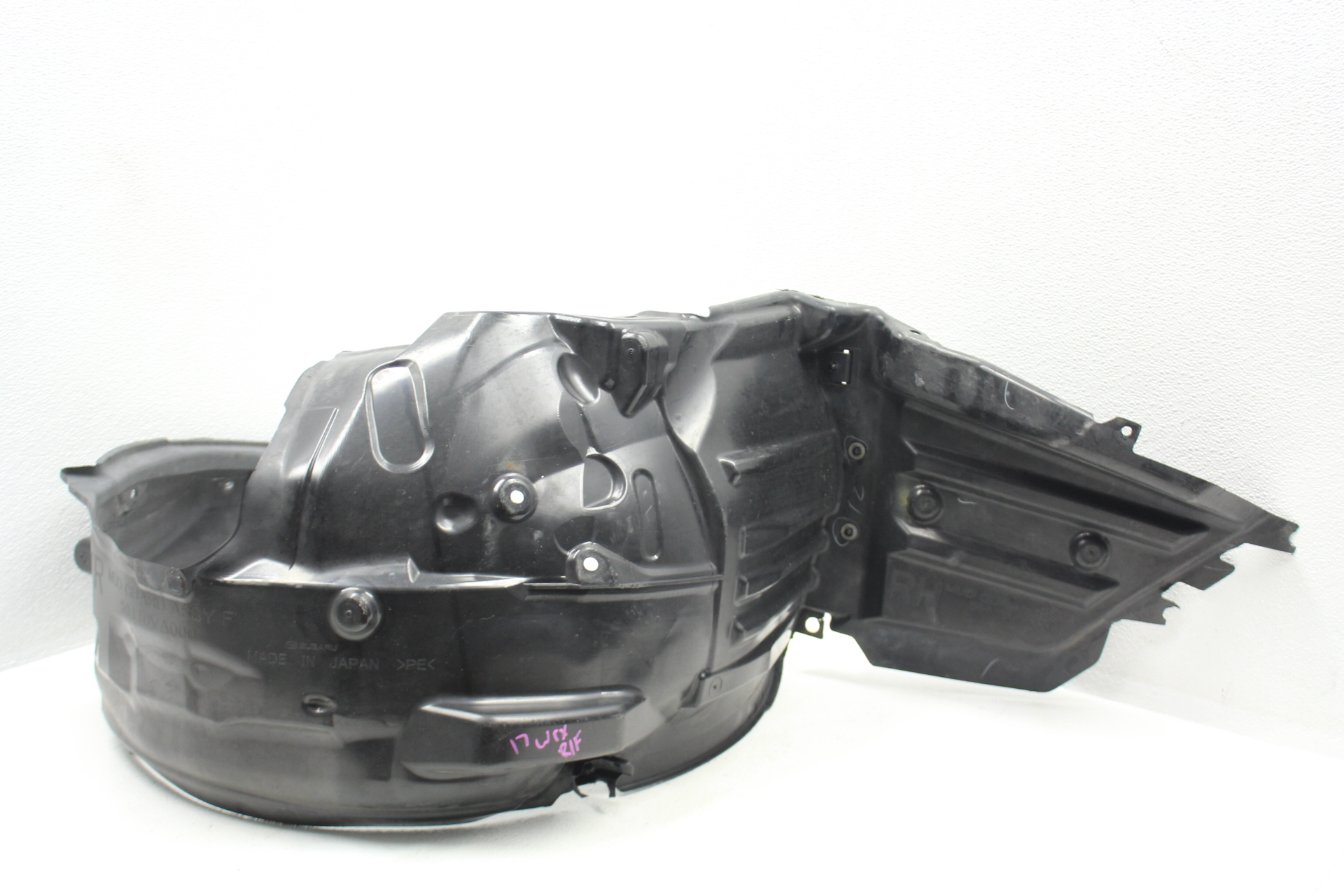2015-2020 SUBARU WRX & STI FRONT RH PASSENGER SIDE FENDER LINER SPLASH ...
