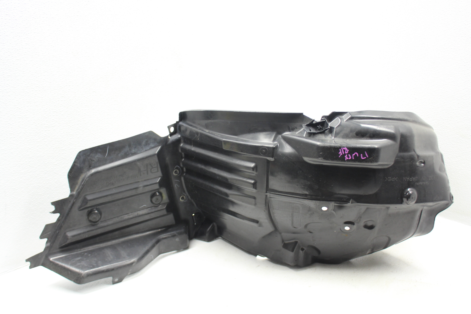 2015-2020 SUBARU WRX & STI FRONT RH PASSENGER SIDE FENDER LINER SPLASH ...