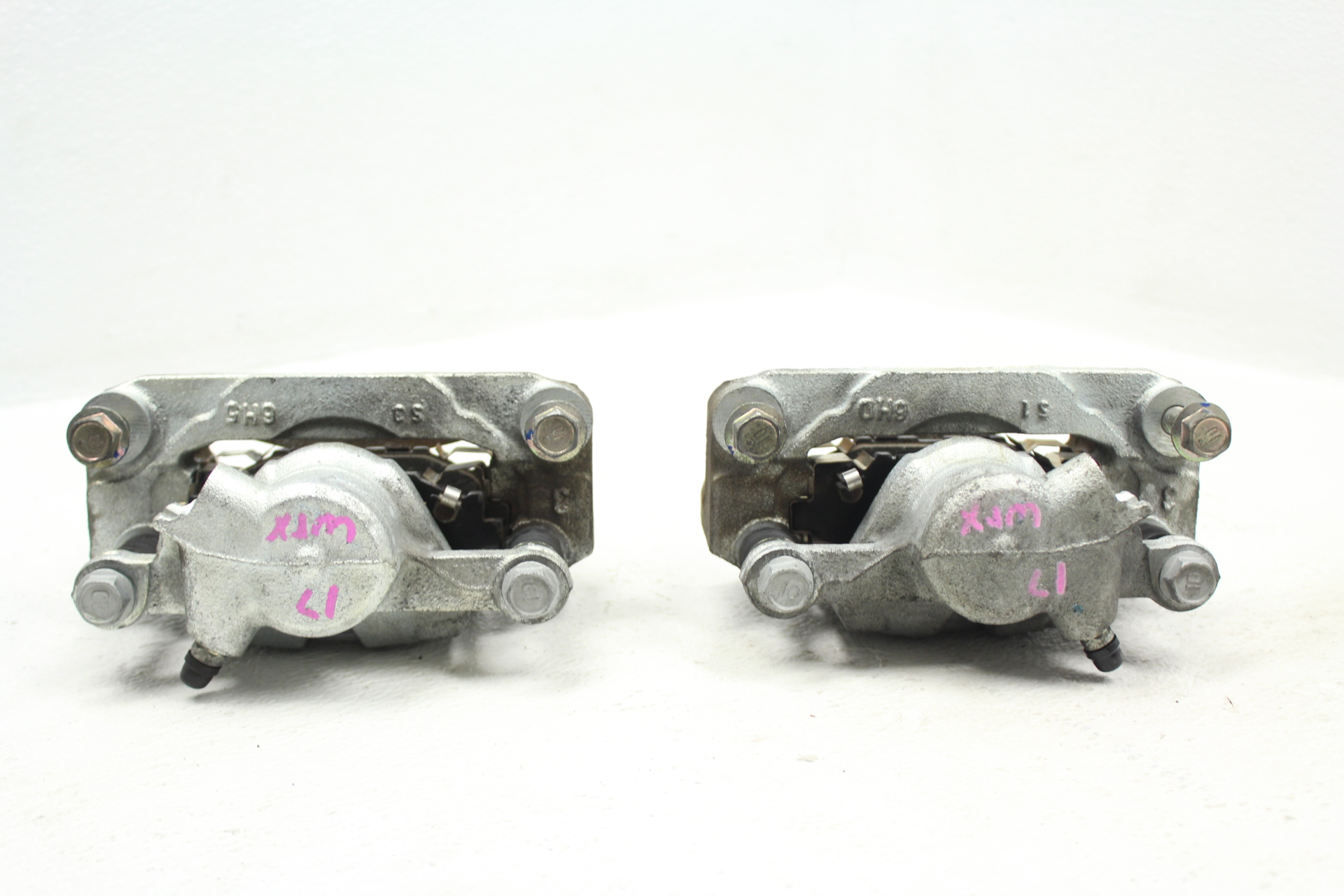 2015-2020 SUBARU WRX REAR DISC BRAKE CALIPER SET LH/RH SILVER 39K MILES ...