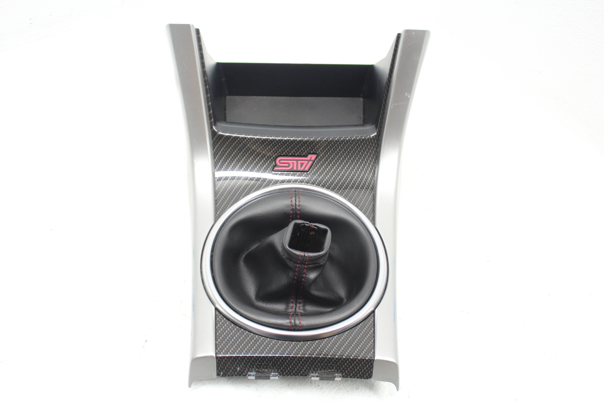 2015-2020 SUBARU WRX STI CARBON FIBER SHIFTER BOOT TRIM BEZEL PANEL ...