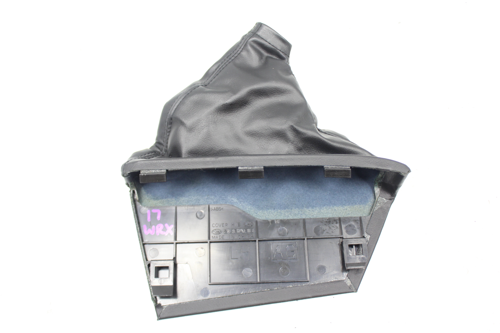 2015-2020 SUBARU WRX & STI E BRAKE HANDLE BOOT COVER BLACK LEATHER OEM ...