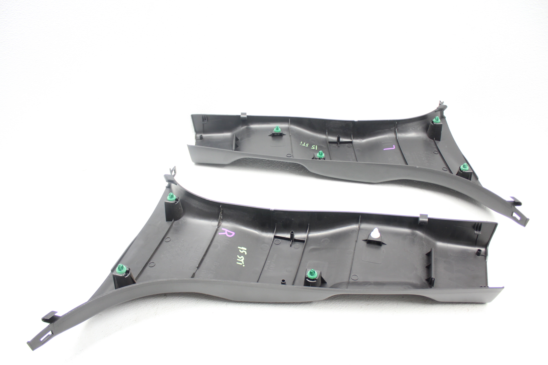 2015-2020 SUBARU WRX & STI LOWER B PILLAR TRIM PANEL SET LH/RH OEM ...
