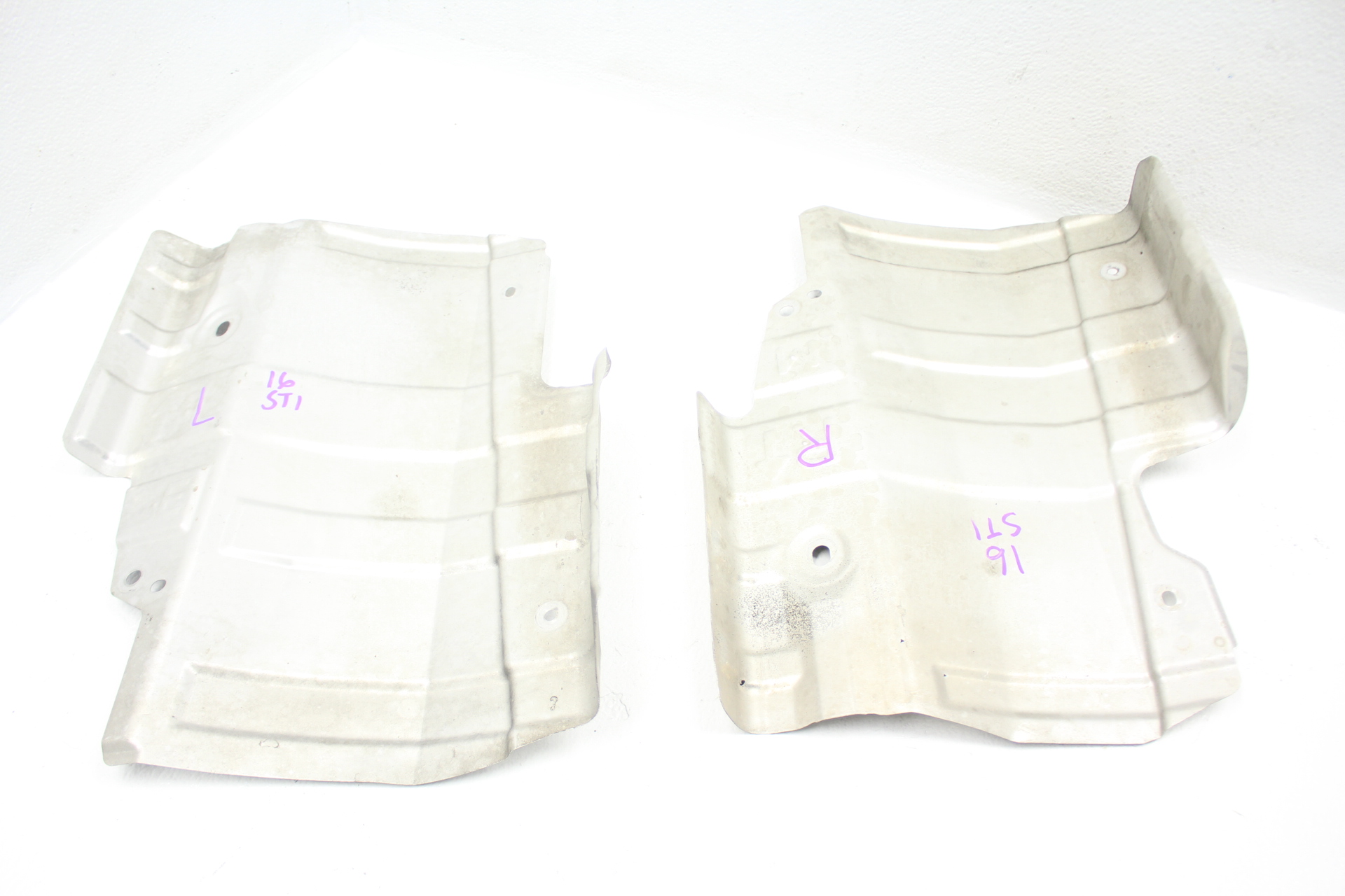 2015-2020 SUBARU WRX & STI EXHAUST HEAT SHIELD COVER SET LH/RH OEM ...