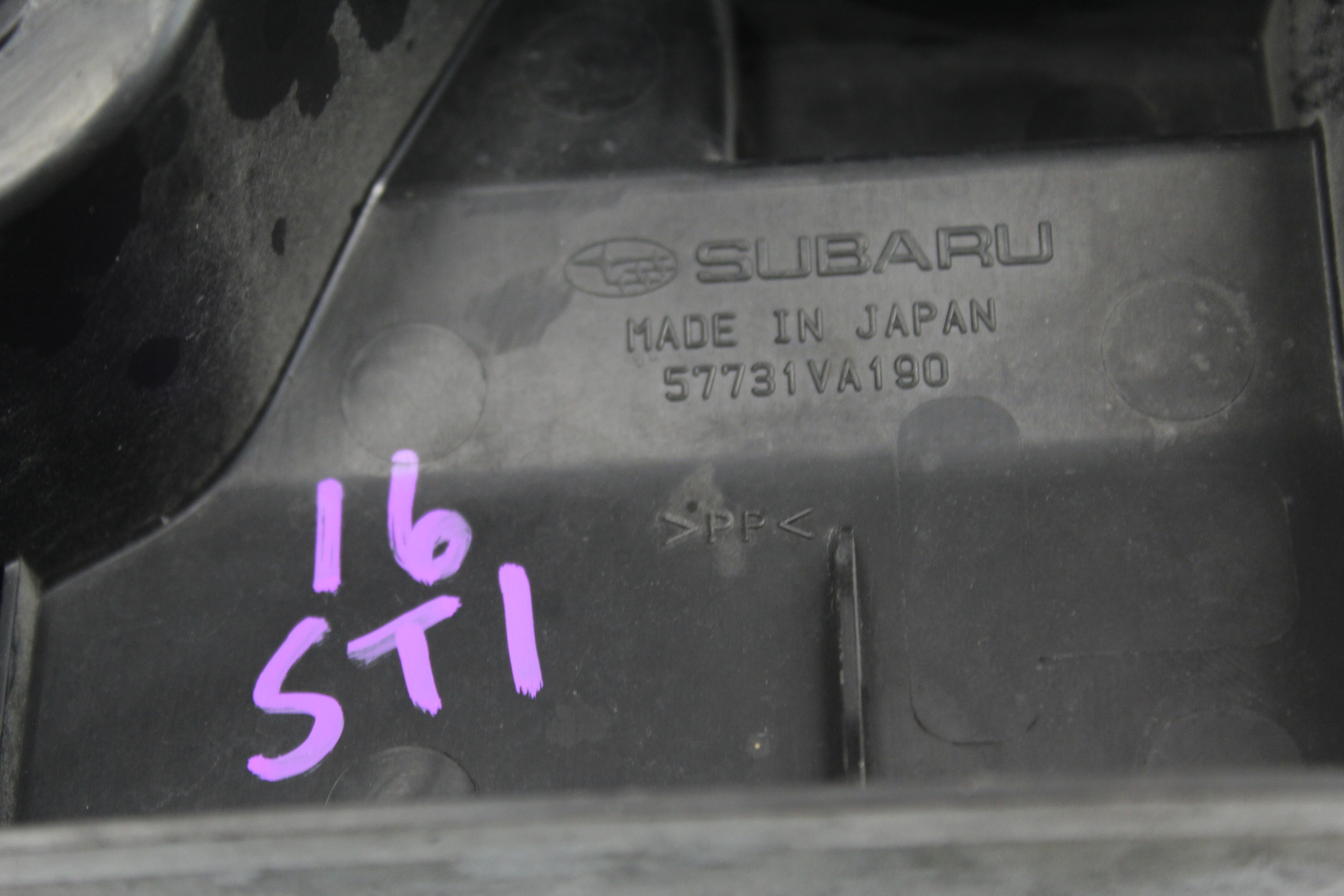 2015-2020 SUBARU WRX & STI FRONT BUMPER UPPER RADIATOR TRIM COVER OEM ...