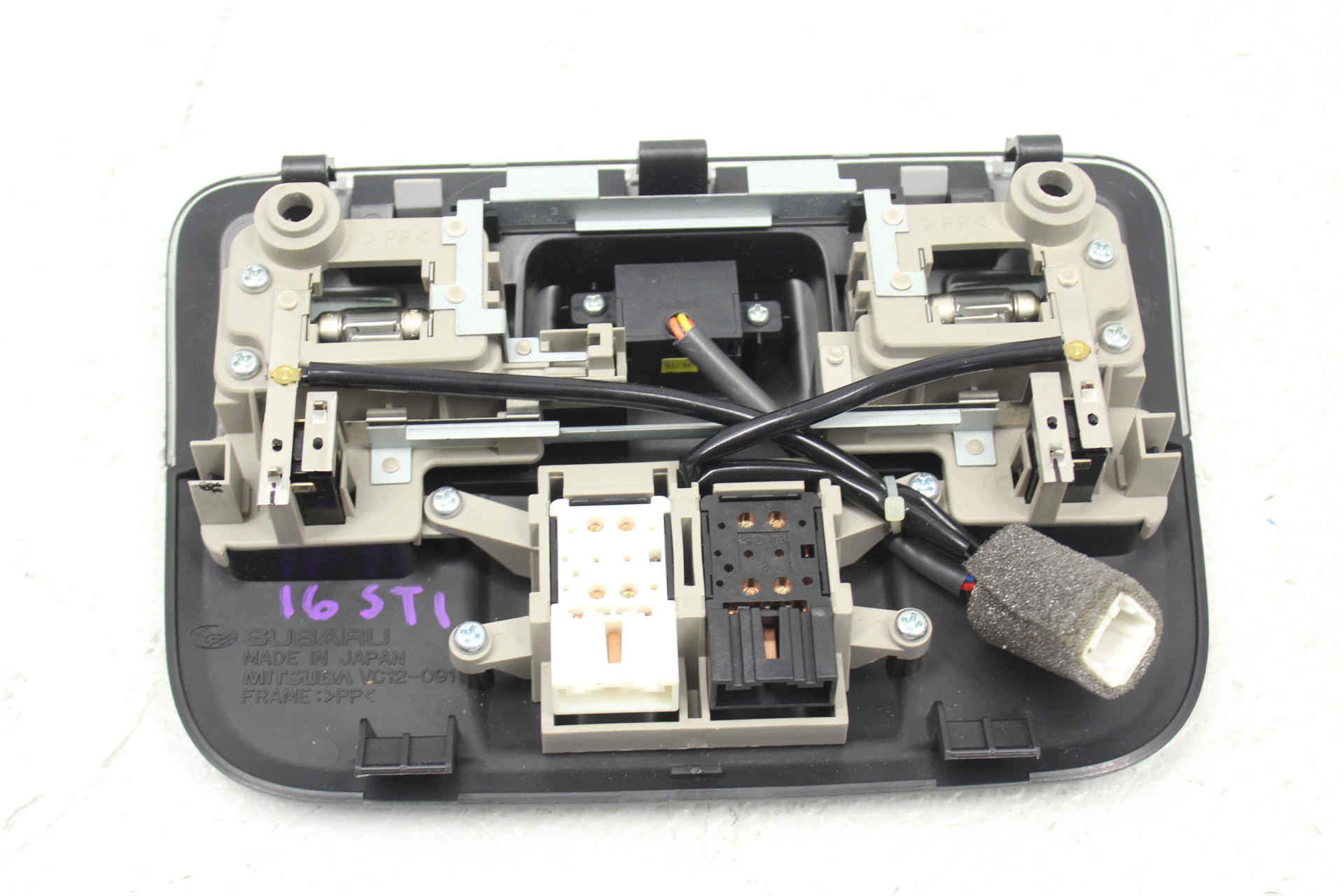 2015-2020 SUBARU WRX STI BLACK DOME MAP LIGHT W/ SUN ROOF SWITCHES ...