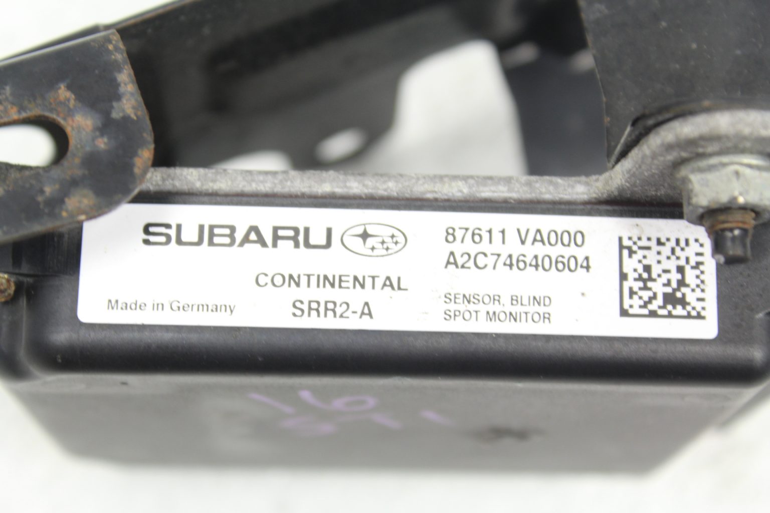 2016-2018 SUBARU WRX & STI BLIND SPOT MONITORING SENSOR UNIT OEM ...
