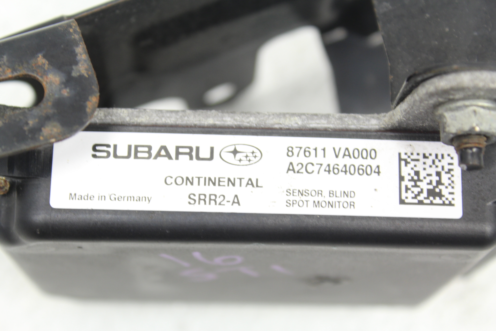 2016-2018 SUBARU WRX & STI BLIND SPOT MONITORING SENSOR UNIT OEM ...