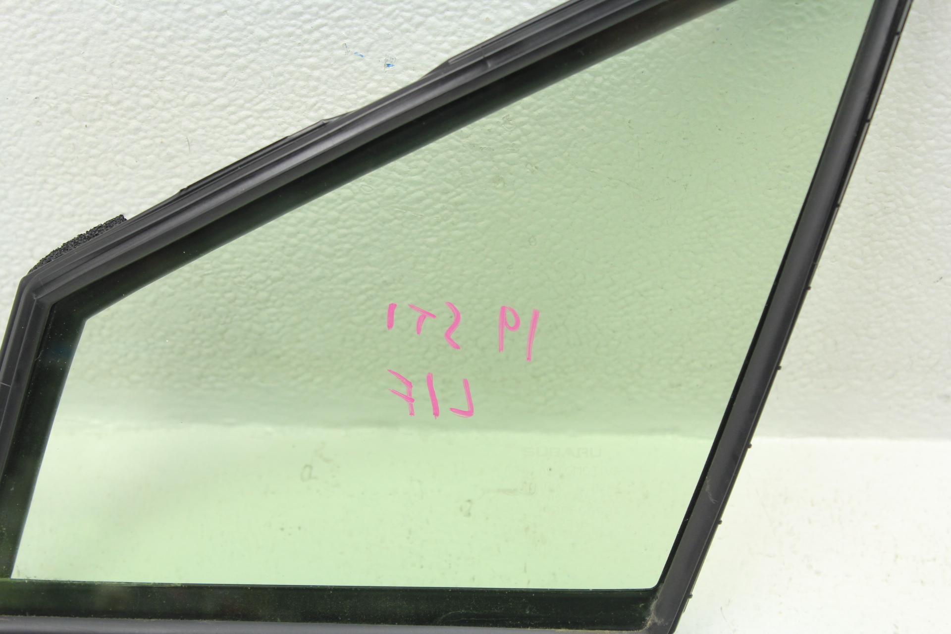 2015-2020 SUBARU WRX & STI FRONT LH DRIVER SIDE DOOR CORNER WINDOW ...