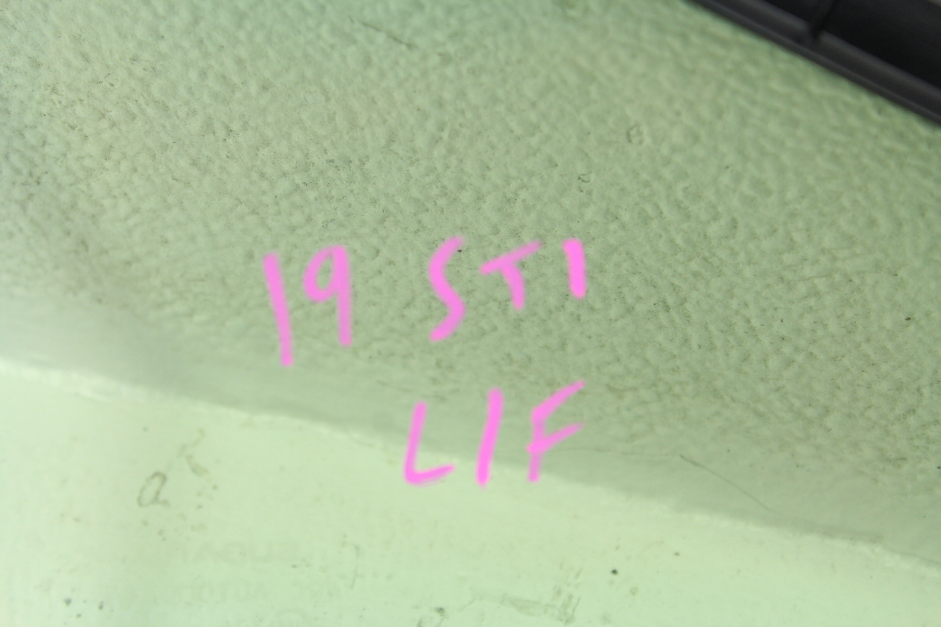 2015-2020 SUBARU WRX & STI FRONT LH DRIVER SIDE DOOR CORNER WINDOW ...