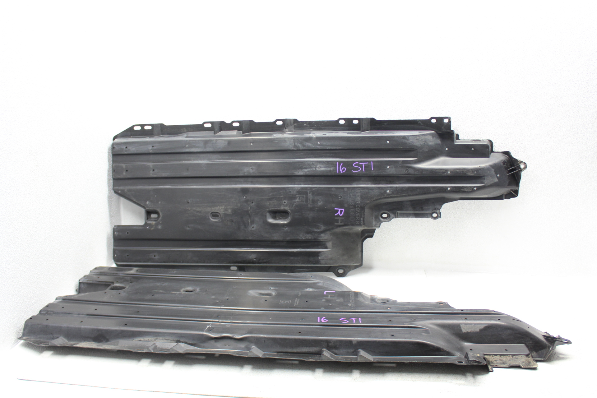 2015-2020 SUBARU WRX & STI UNDER COVER SIDE PLASTIC SPLASH GUARDS LH/RH ...