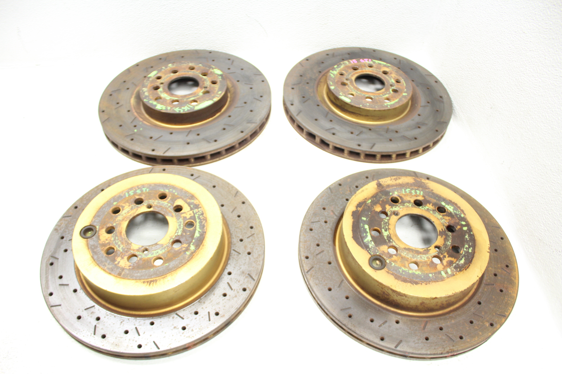 2008-2017 SUBARU WRX STI DBA 4000 SERIES DRILLED/SLOTTED FRONT REAR ...