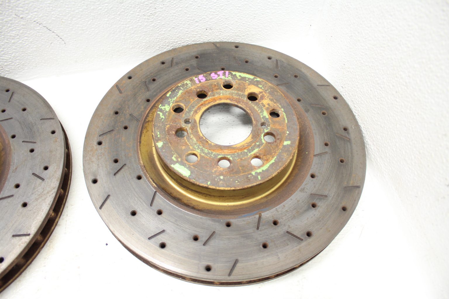 2008-2017 SUBARU WRX STI DBA 4000 SERIES DRILLED/SLOTTED FRONT REAR ...