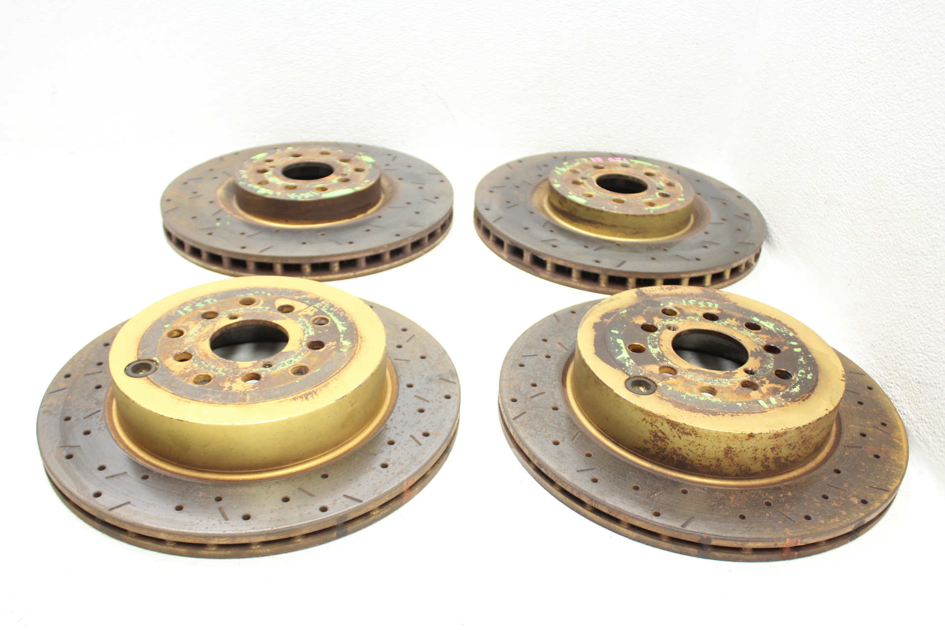 2008-2017 SUBARU WRX STI DBA 4000 SERIES DRILLED/SLOTTED FRONT REAR ...