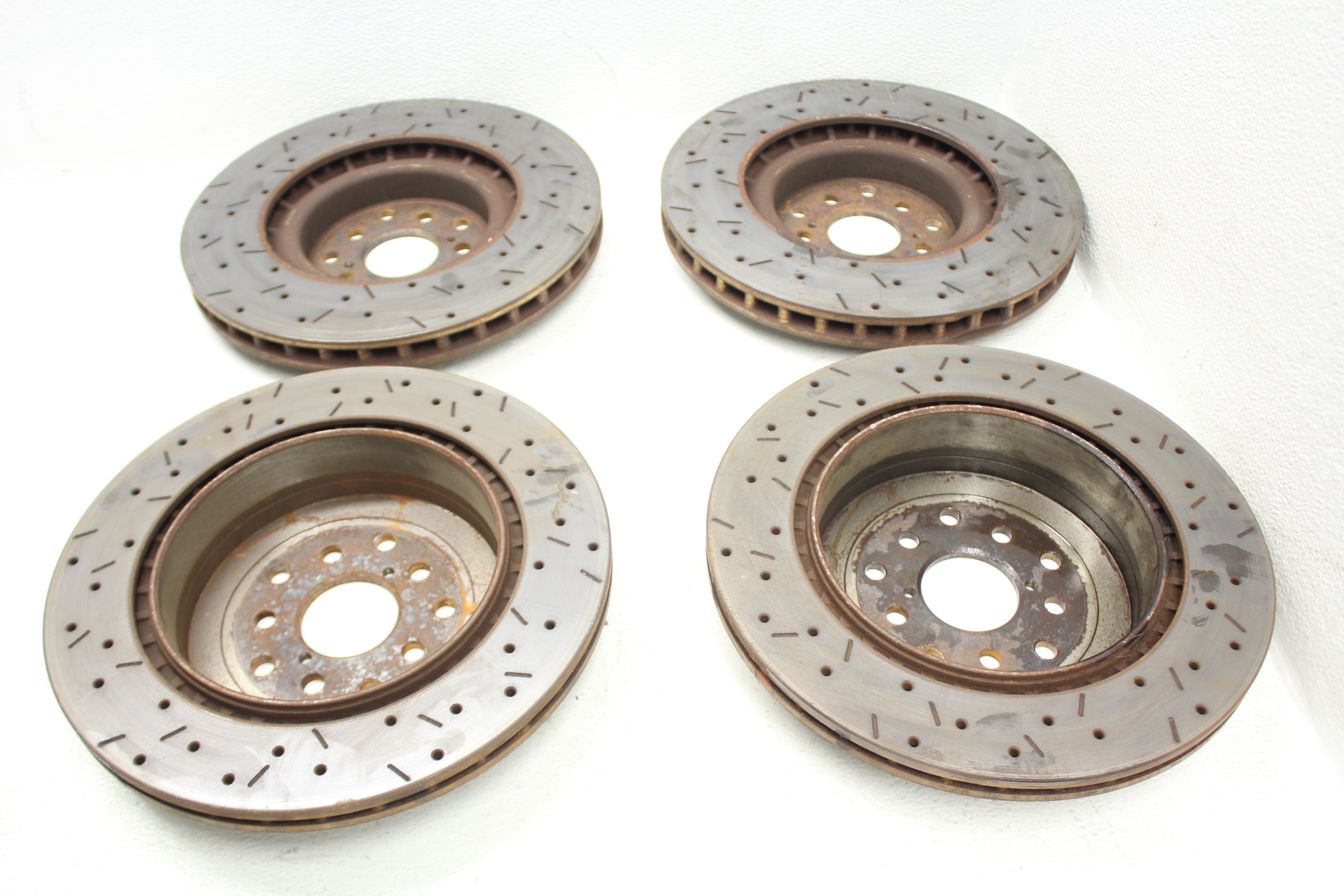 2008-2017 SUBARU WRX STI DBA 4000 SERIES DRILLED/SLOTTED FRONT REAR ...