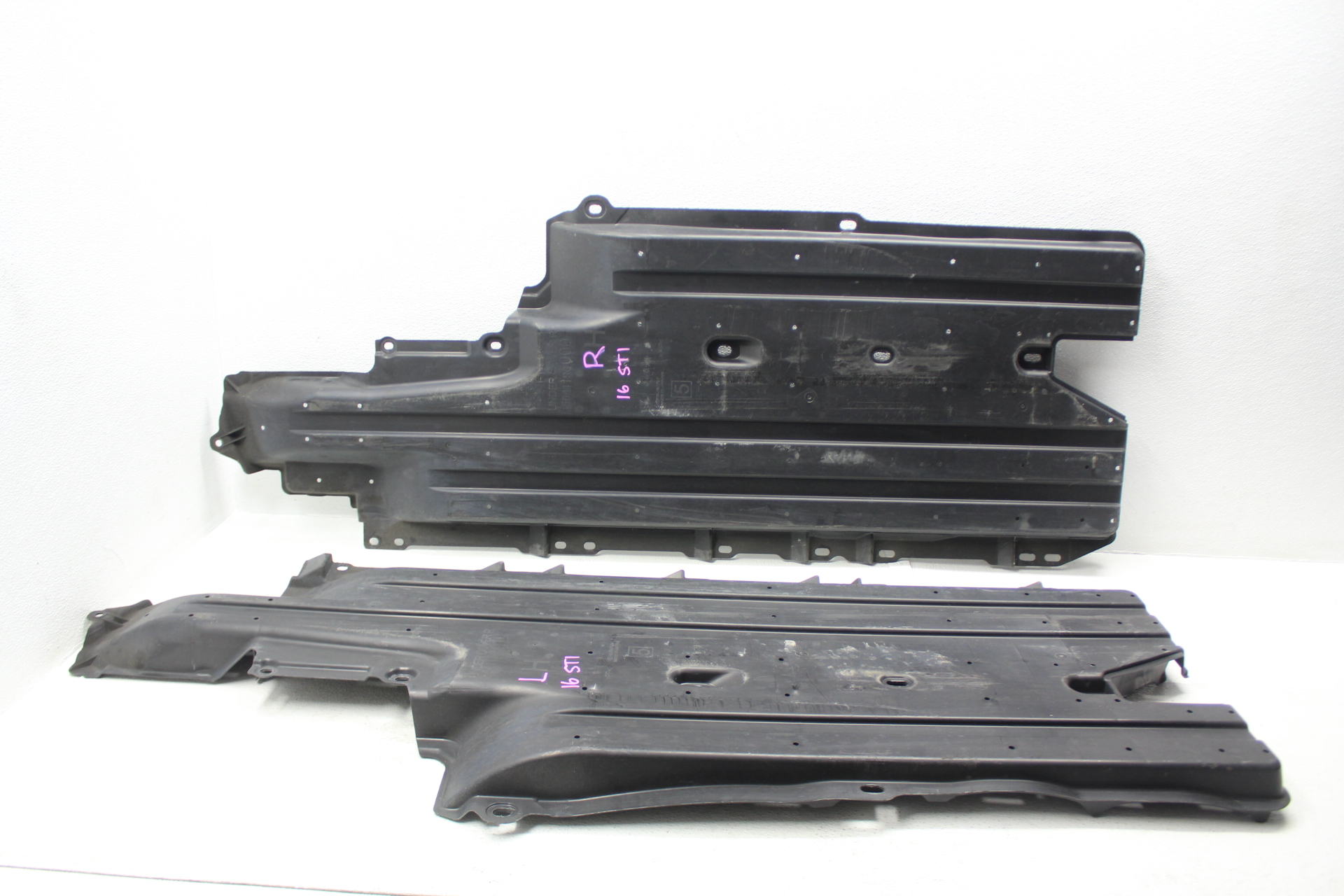 2015-2020 SUBARU WRX & STI UNDER COVER SIDE PLASTIC SPLASH GUARDS LH/RH ...