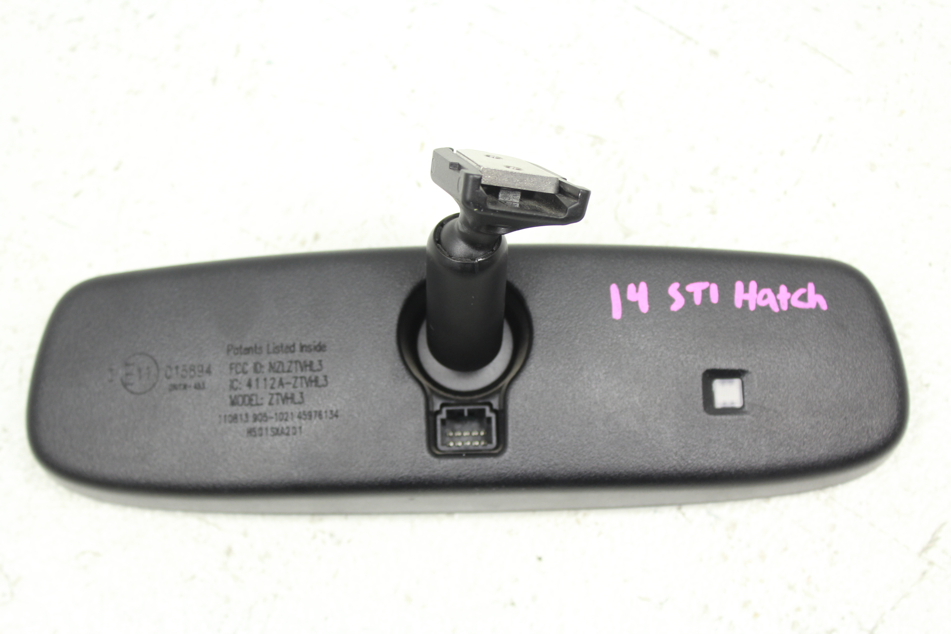 2008-2014 SUBARU WRX STI HOMELINK AUTO DIMMING REAR VIEW MIRROR W ...