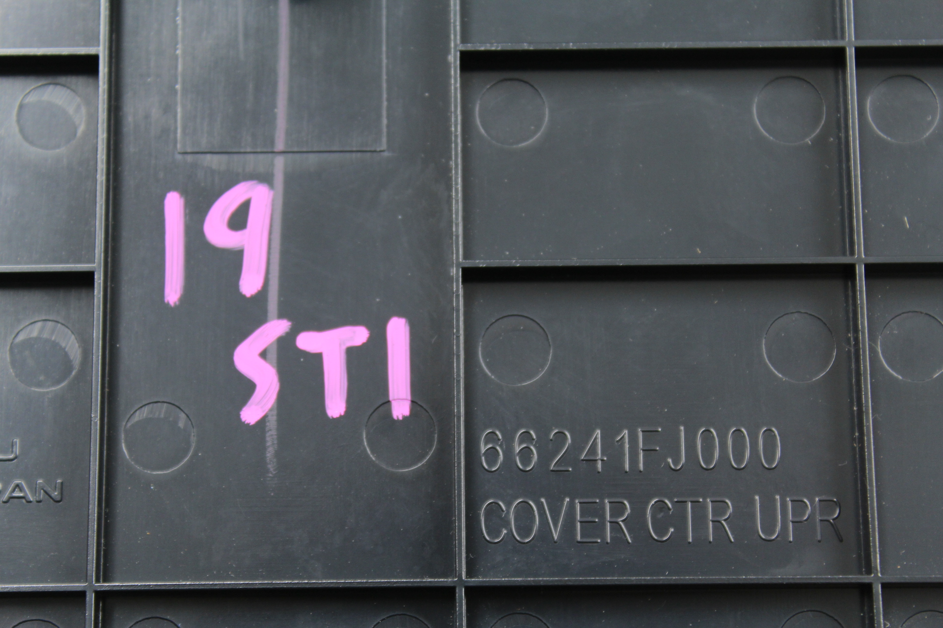 2015-2020 SUBARU WRX & STI UPPER CENTER DASH INSTRUMENT PANEL COVER OEM ...